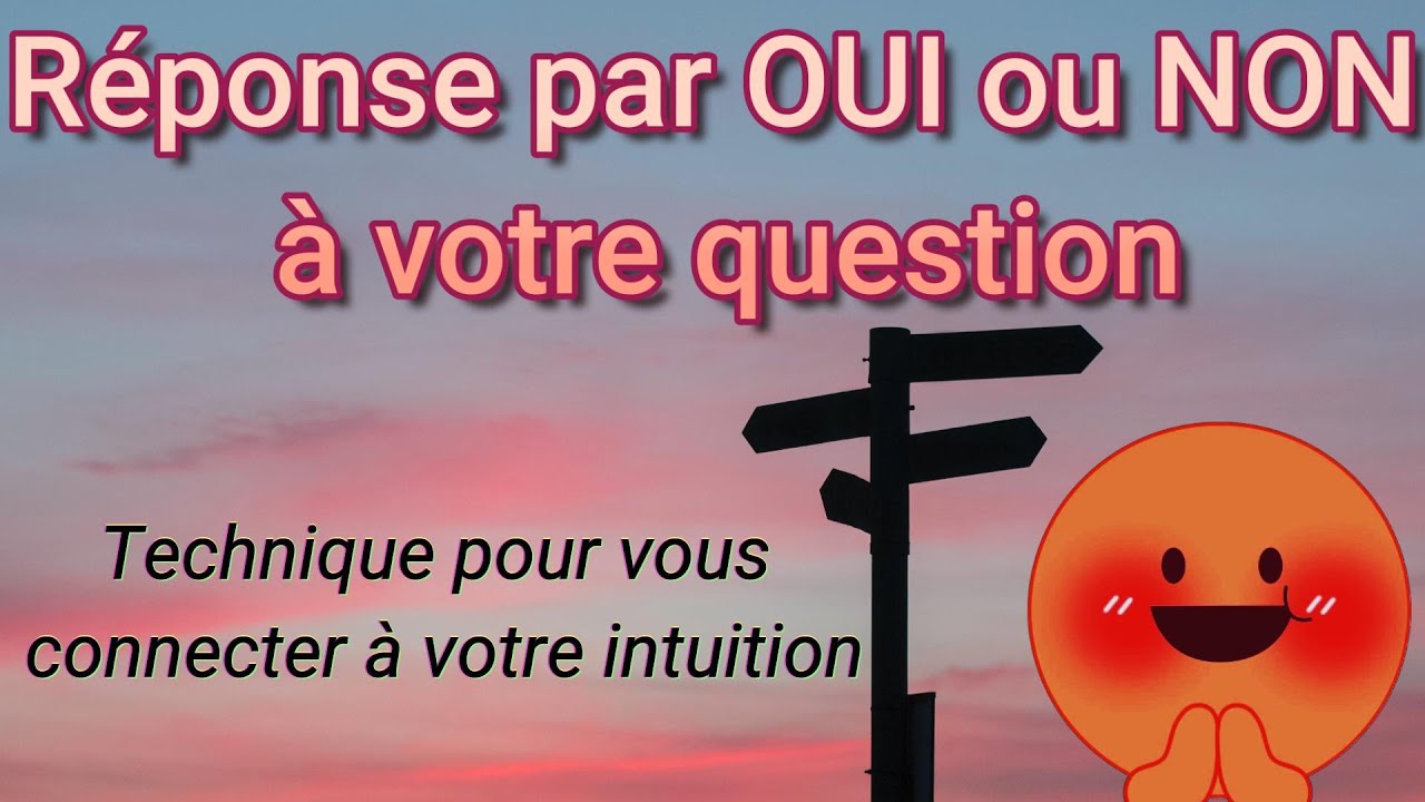 TECHNIQUE POUR FAIRE LE BON CHOIX - Réponse OUI/NON à votre question ...