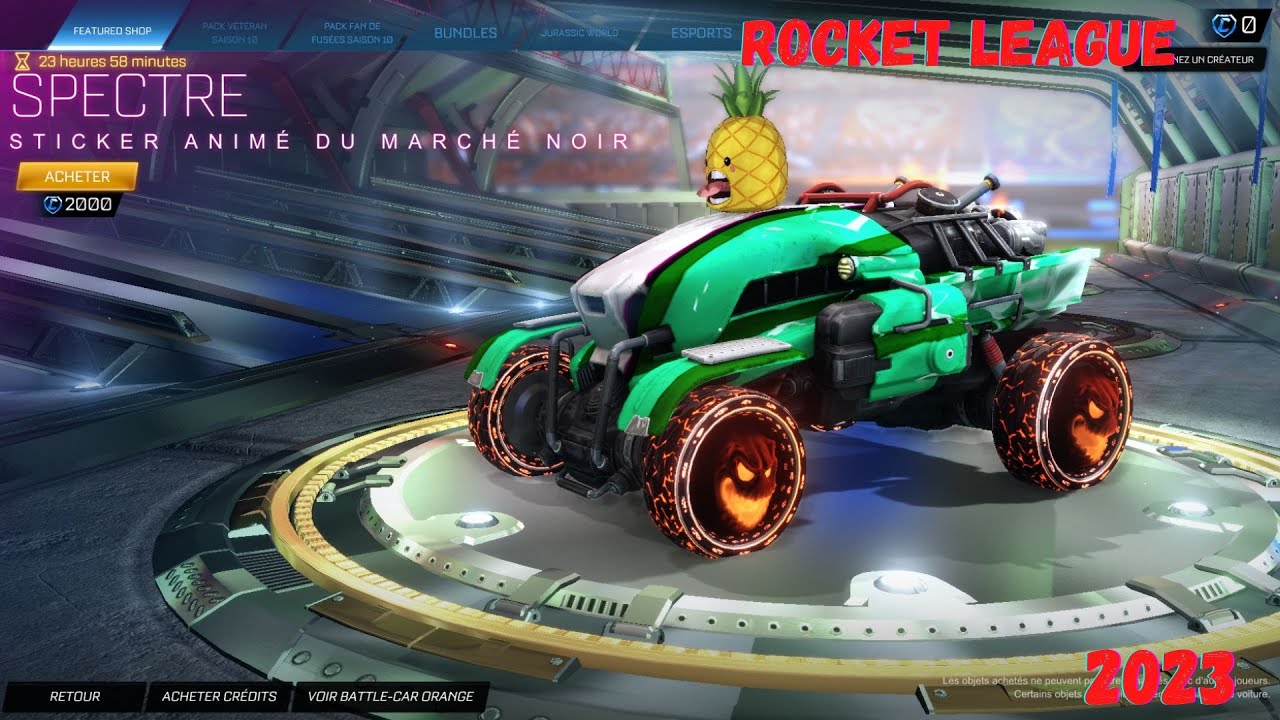 *NEW* SPECTRE AUTO BOUTIQUE 4 JUIN 2023 ROCKET LEAGUE ITEM SHOP ...