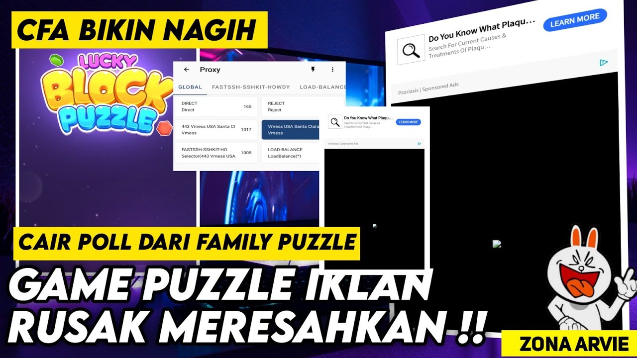 NUYUL GAME PUZZLE IKLAN RUSAK 5 DETIK BIKIN SEGAR #gamepuzzle - YouTube