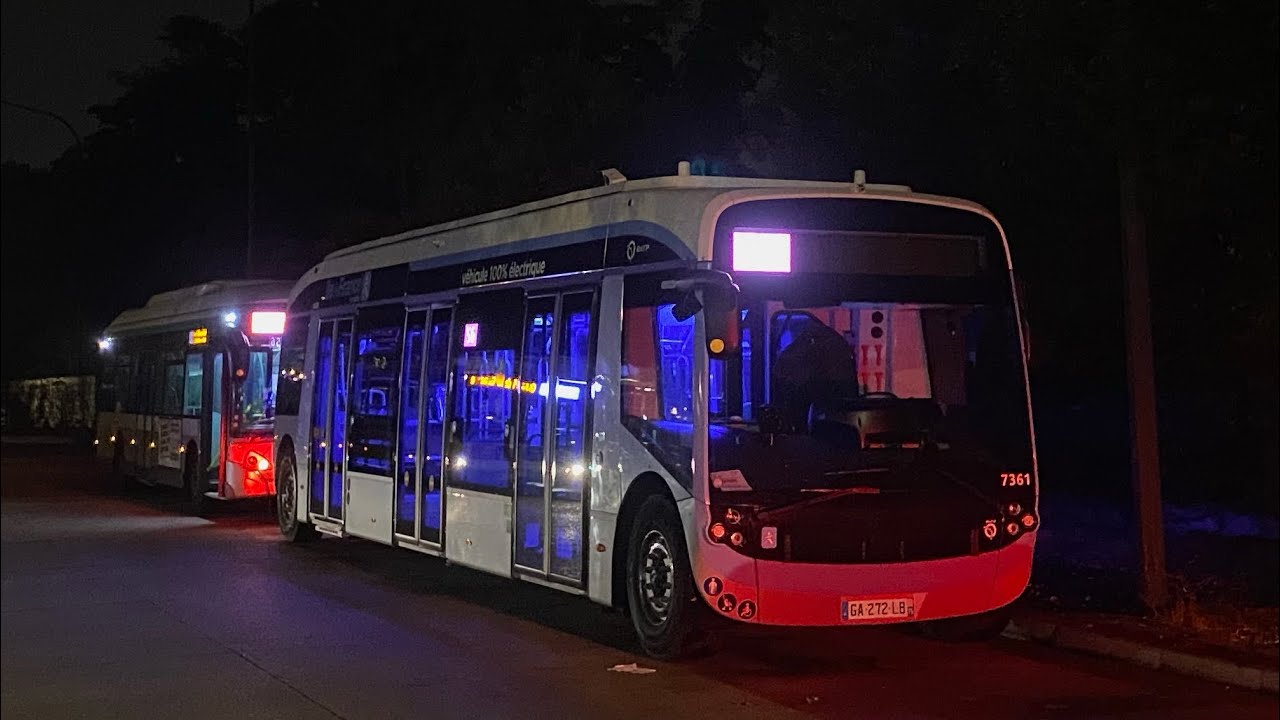 BUS RATP — LIGNE 56 — ALSTOM APTIS — N•7361 (2) - YouTube