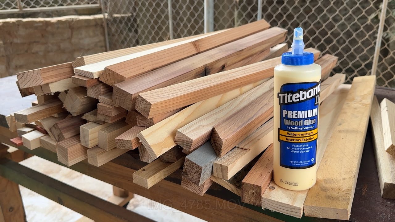 Turn Leftover Wood Pieces Into A SturdyTable. Leading Wood Recycling ...