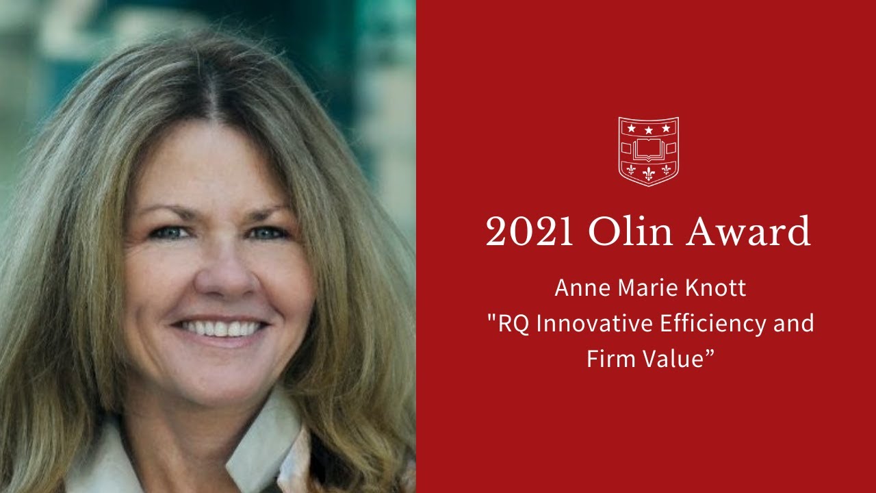 Olin Award 2021 | Anne Marie Knott - YouTube