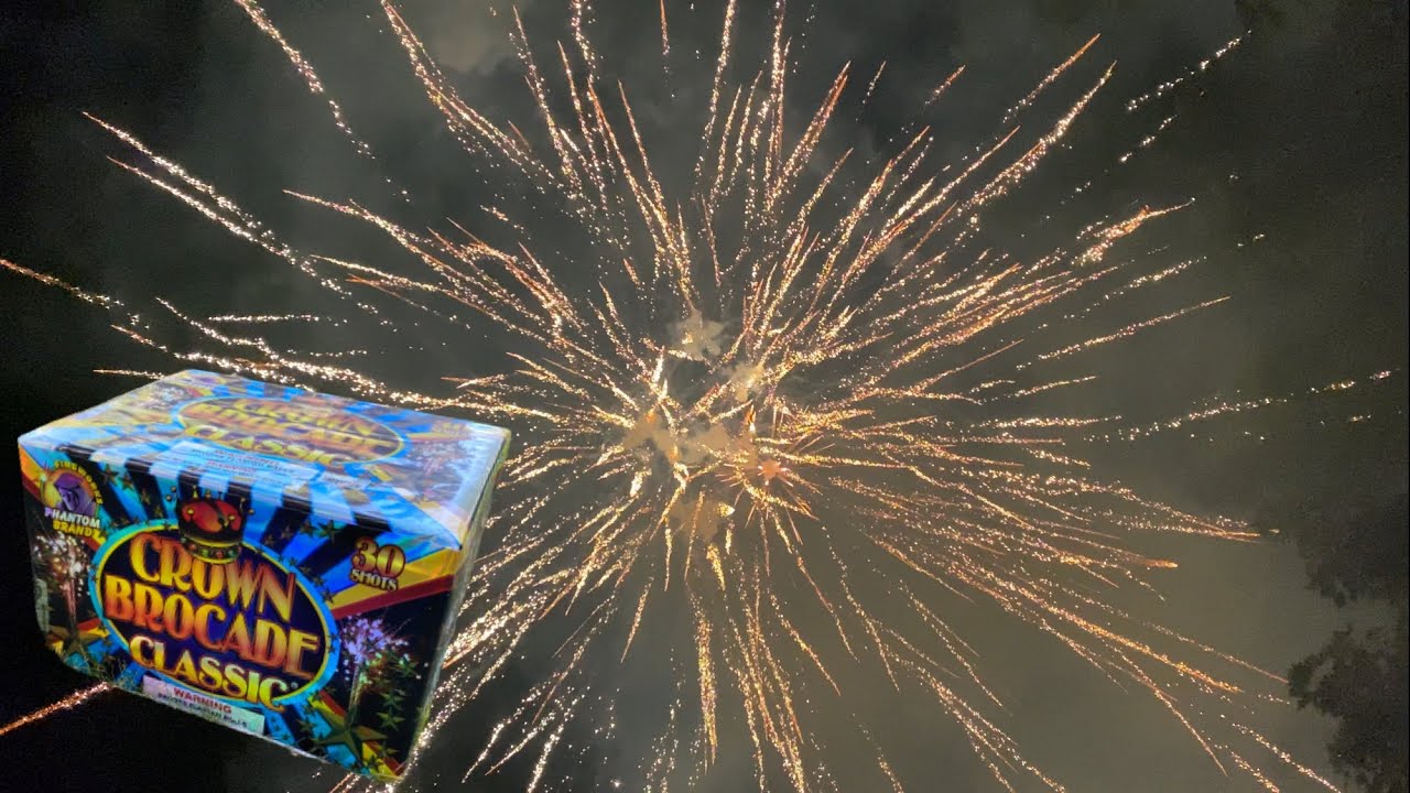 Crown Brocade Classic 30s Firework by Phantom Fireworks - YouTube