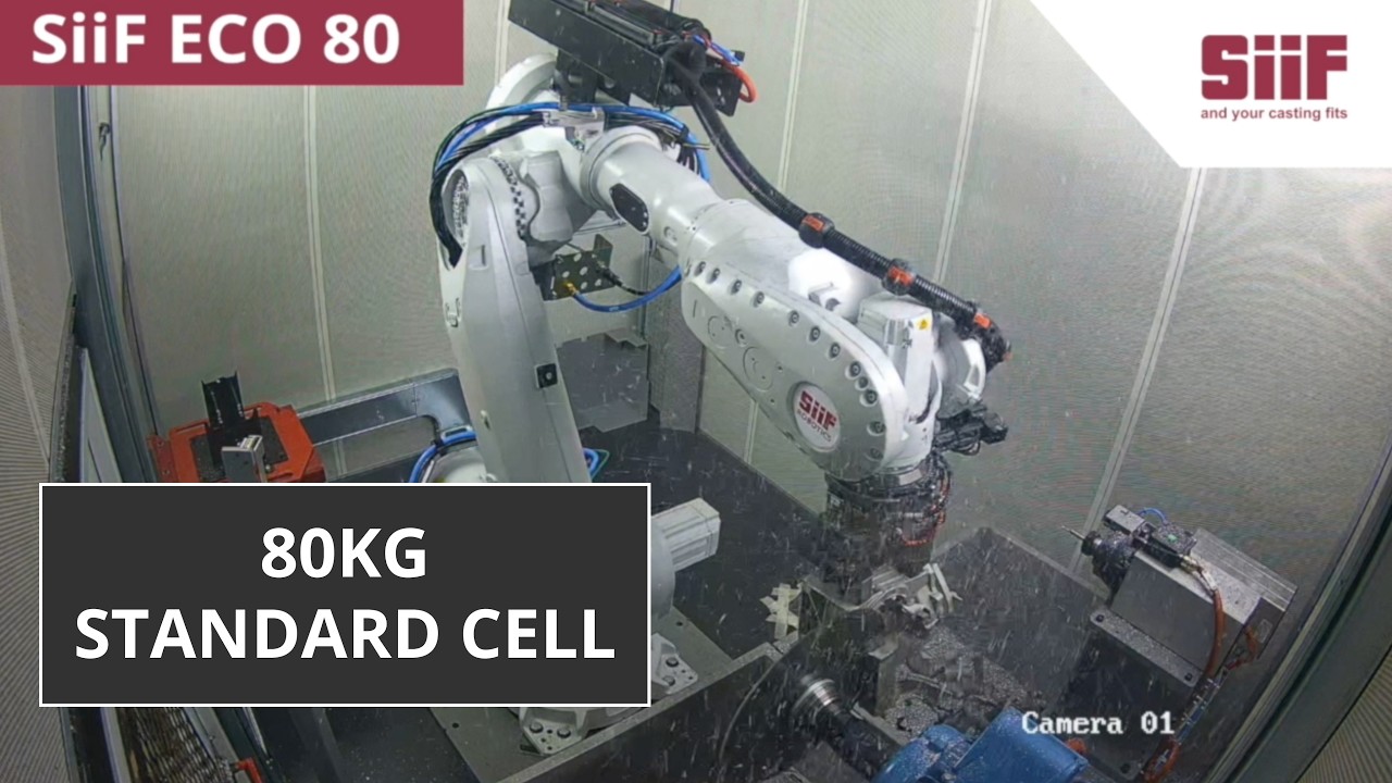 SiiF ECO 80: Standardized Robotic Finishing Cell | 80kg Capacity - YouTube