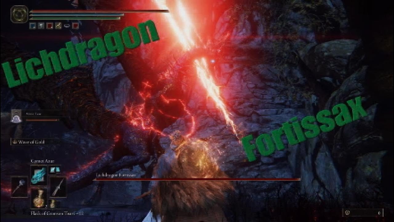 Elden Rings Lichdragon Fortissax Felled In NG +3 - YouTube