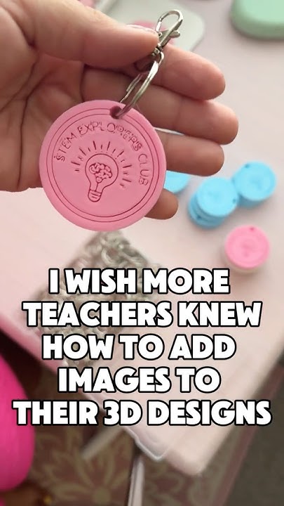 How to Add Images to 3D Prints in Tinkercad - YouTube