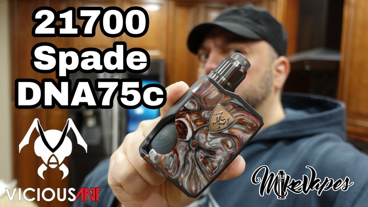 21700 Vicious Ant Spade DNA75c Squonk Mod - Mike Vapes - YouTube