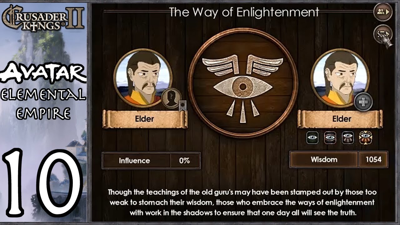 CK2: Avatar - Elemental Empire #10 - Hidden Airbender Cult - YouTube