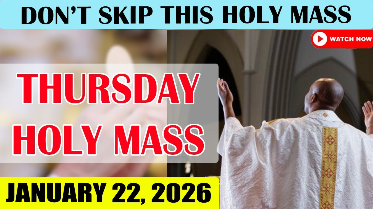 Catholic Mass Today | Daily TV Mass, Thursday January 22, 2026 - YouTube