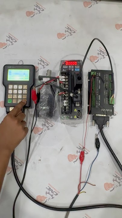 CNC Control System NEW DSP RichAuto A18 with Ac Servo Delta B2 Control - YouTube