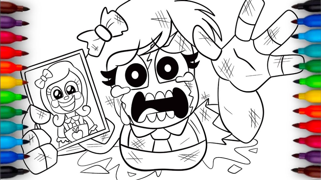 Poppy Playtime 3 Coloring Pages / How to Color Miss Delight Origin ...