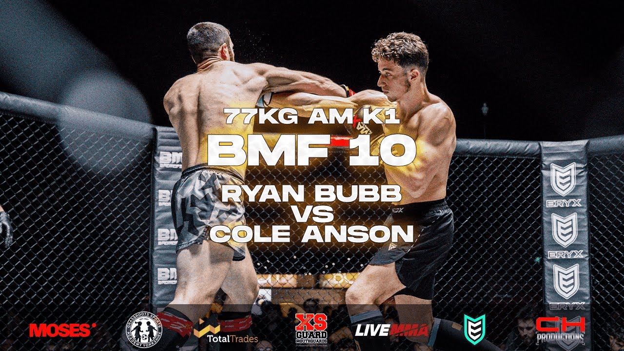 BMF 10 | Ryan Bubb vs Cole Anson | Amateur Welterweight K1 - YouTube
