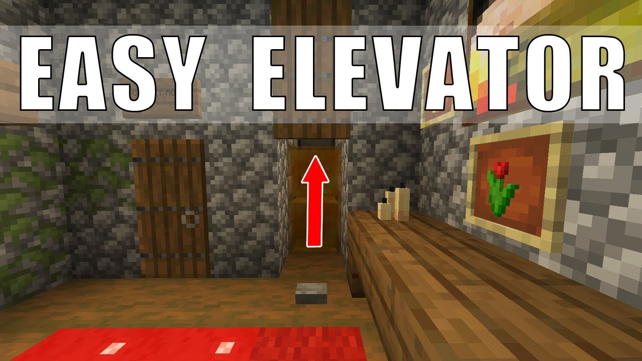 Minecraft Easy ELEVATOR Up Down Honey Block Elevator With Recall minecraft-easy-elevator-up-down-honey-block-elevator-with-recall