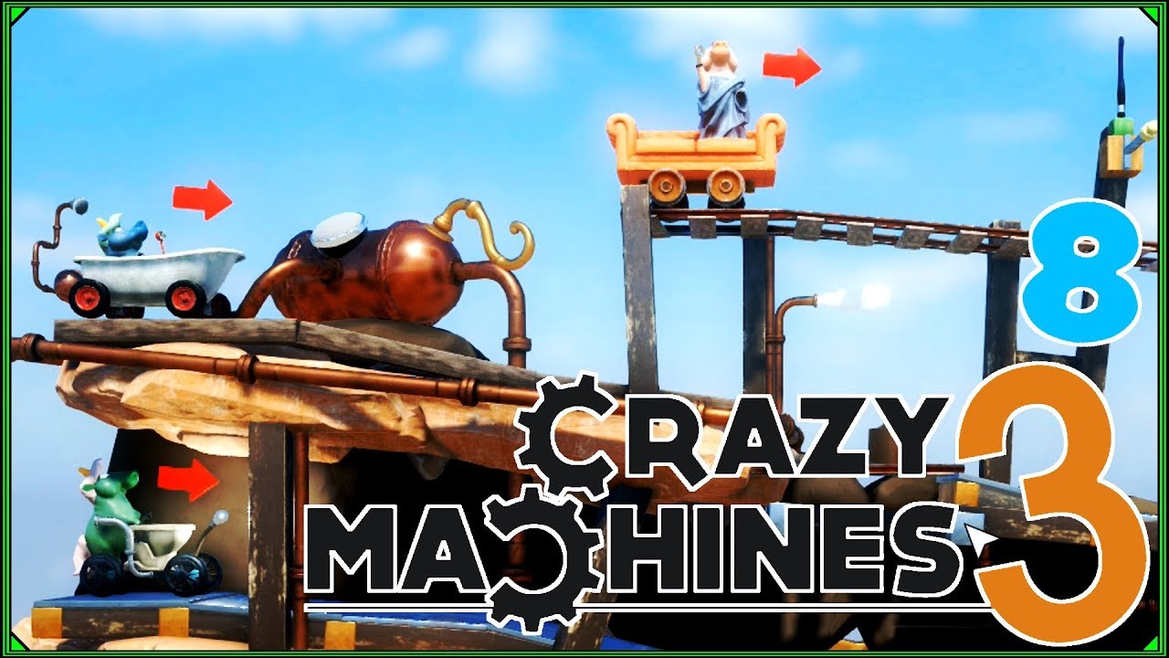 Crazy Machines 3 #8 - Rasowy inżynier! - YouTube