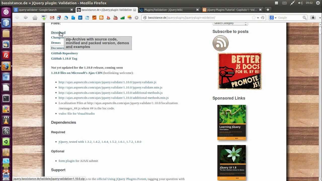 jQuery Plugin Tutorial - Validator - YouTube