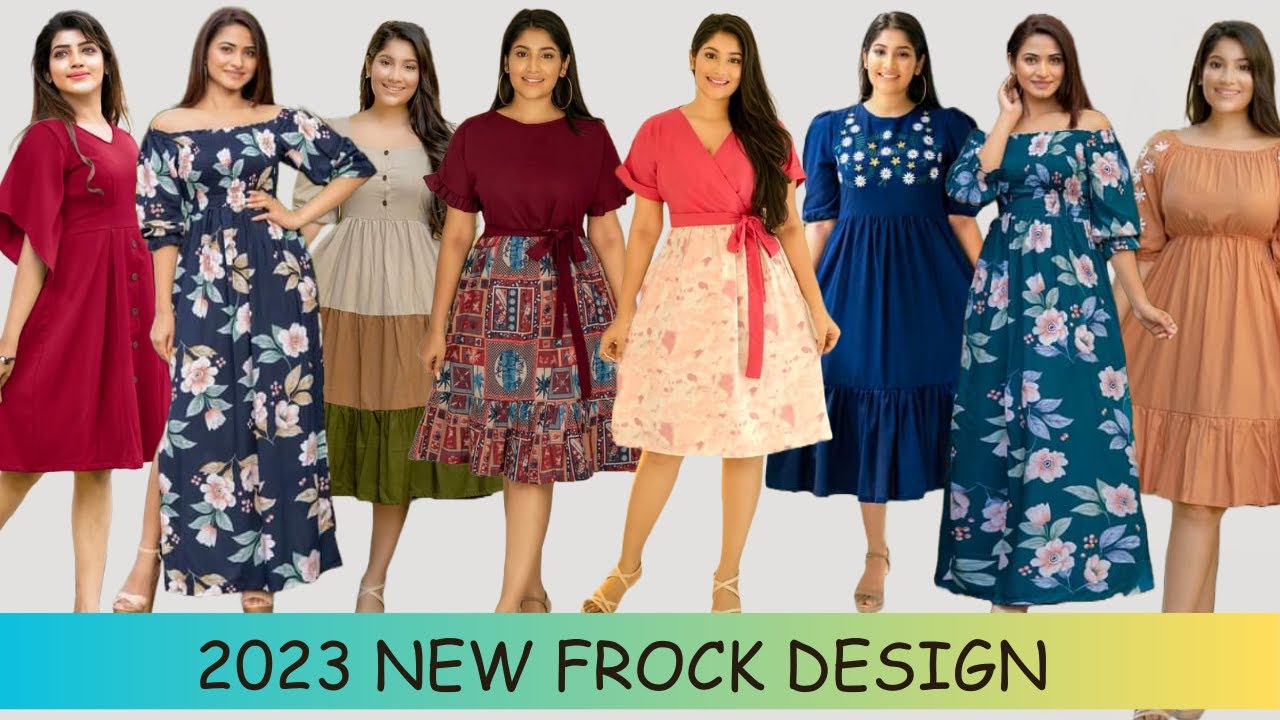 ලස්සන ගවුම් මෝස්තර /beautiful short frocks design ideas || Stepper Girl ...