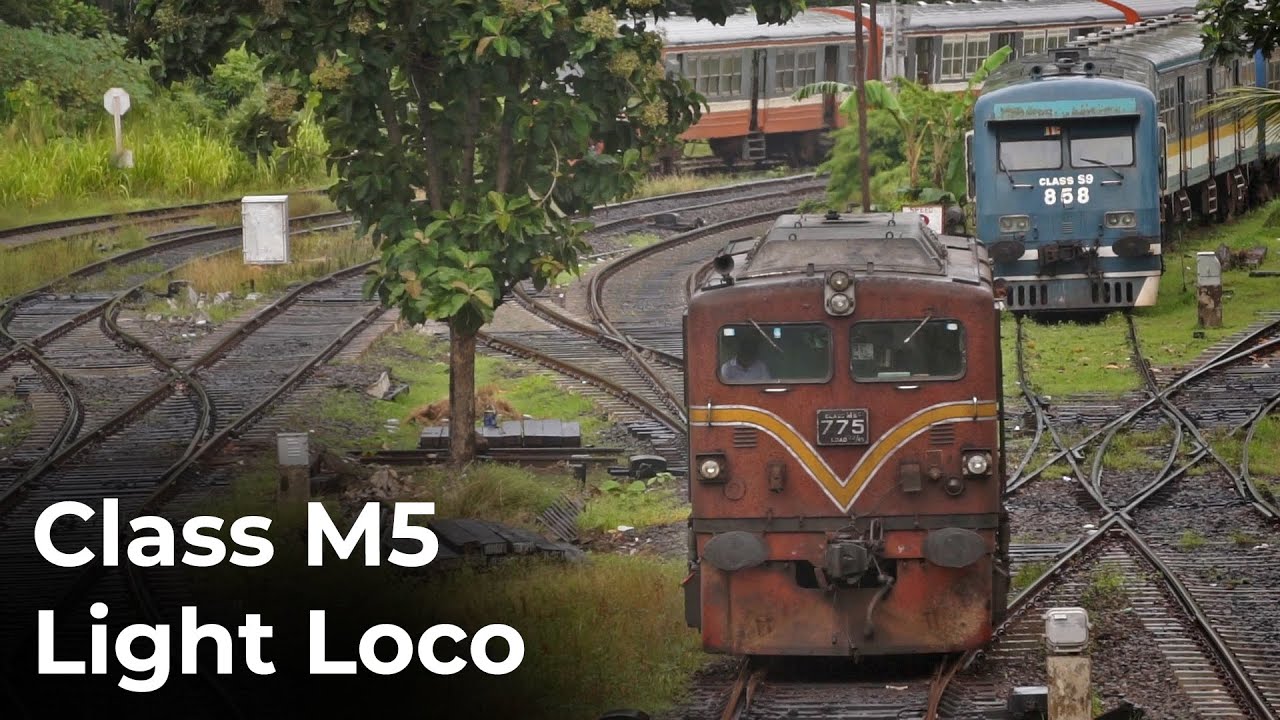 Japanese Class M5 Light Loco in Sri Lanka Railways - YouTube