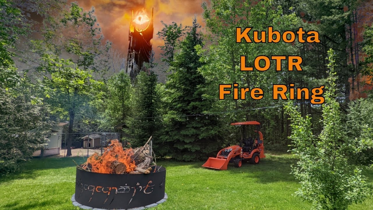 Kubota Lord of The Rings Fire Ring - YouTube