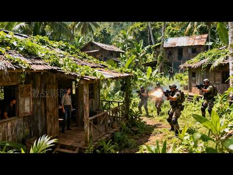 Actionfilm! Spezialeinheit stürmt Terrorbasis mit voller Feuerkraft, Geiseln gerettet!