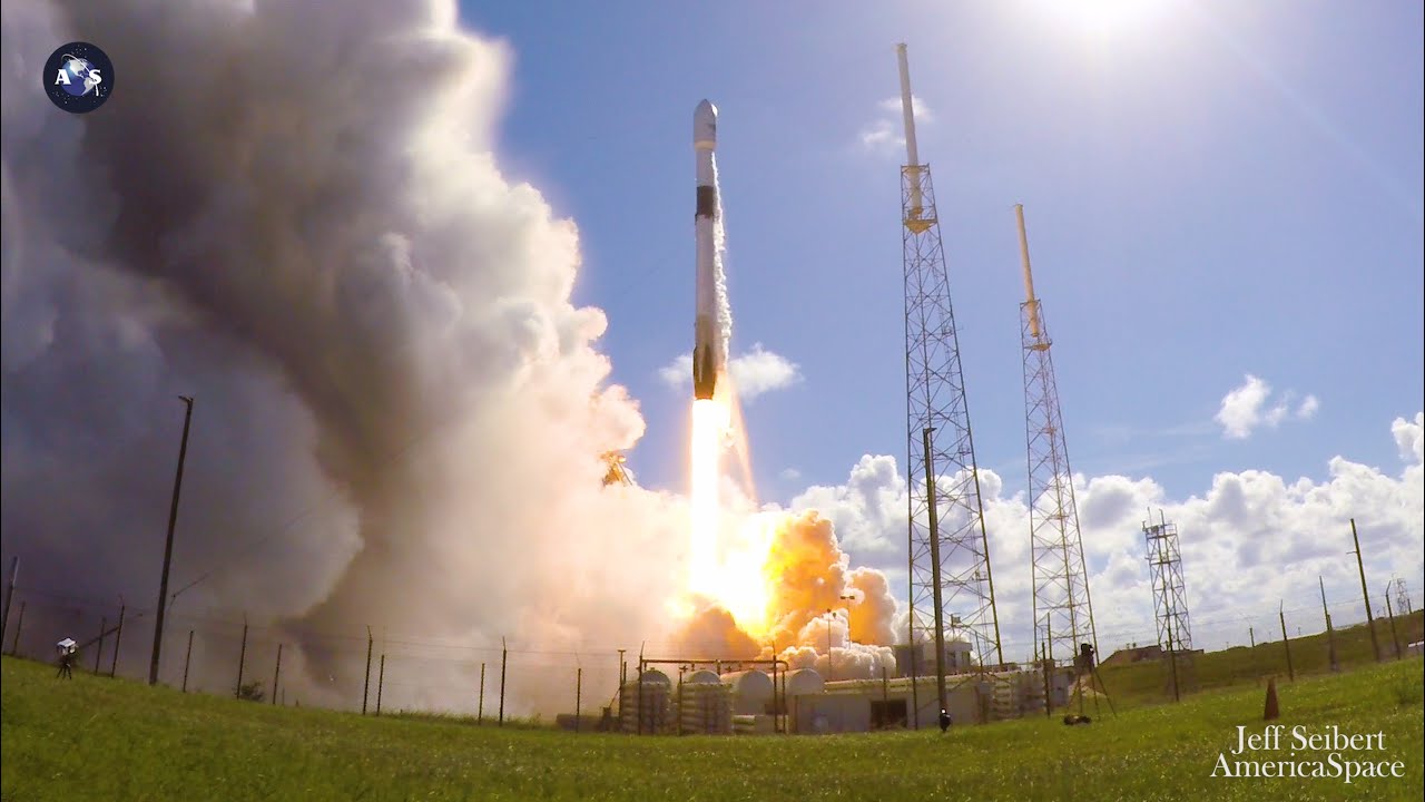SpaceX Launch with ANASIS-II (watch for rain at 0:50) - YouTube