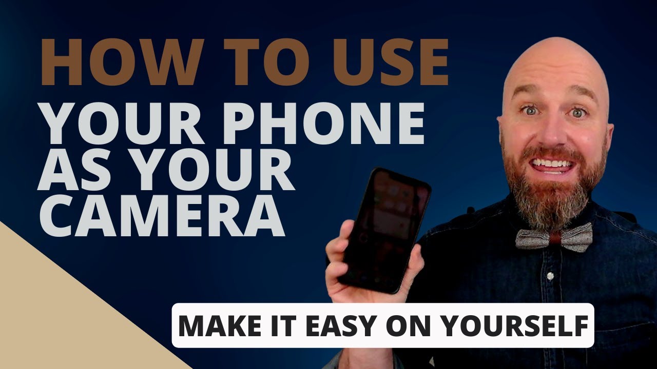 How to use your phone as your camera - YouTube