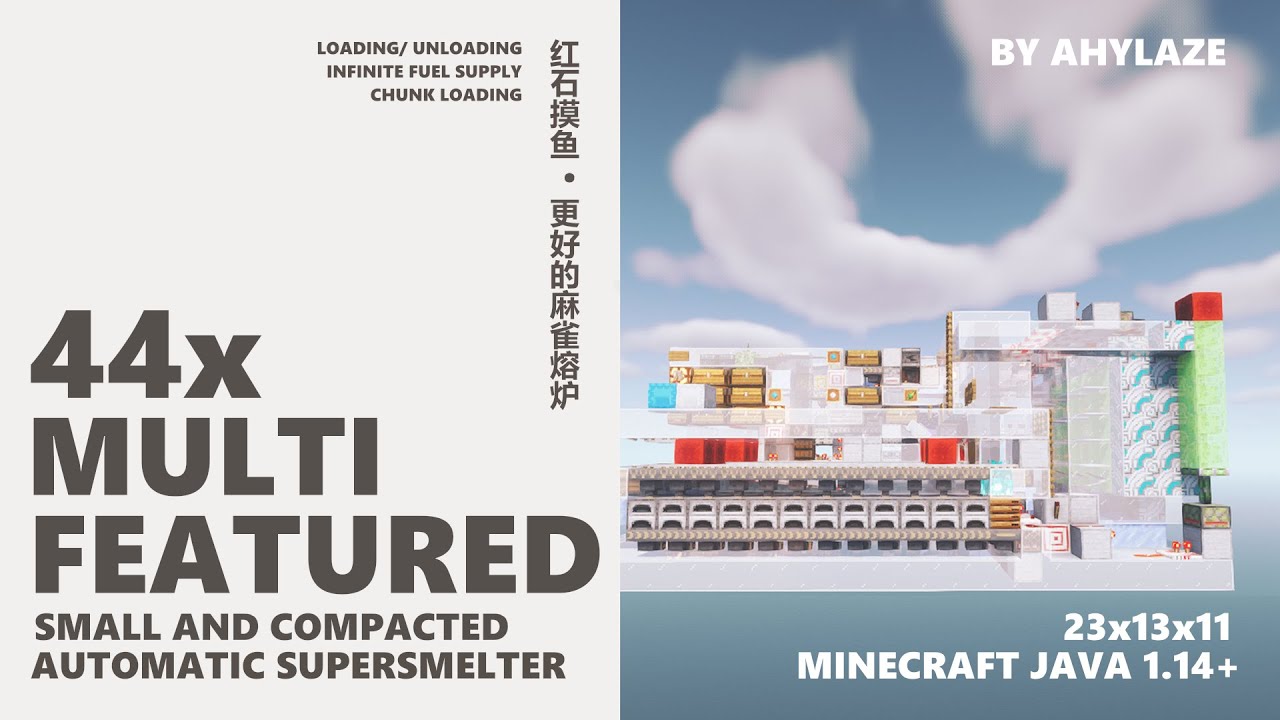 A Compacted Fully-automatic Super-Smelter | 44x with multiple features ...