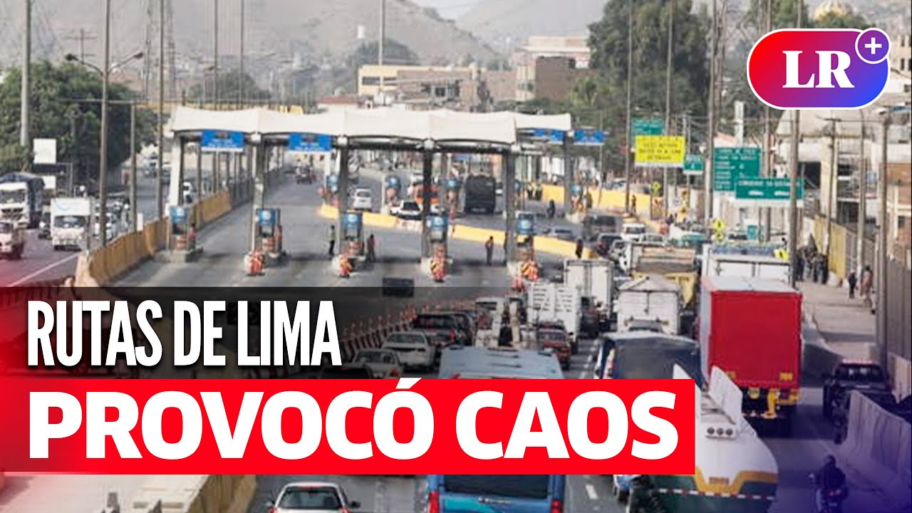 Rutas de Lima CERRÓ sus GARITAS DE CONTROL en PANAMERICANA NORTE y ...