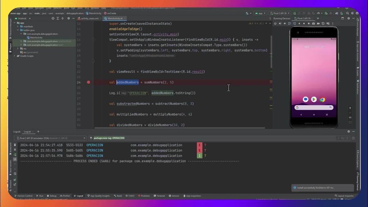 Como hacer debug en una aplicacion android - YouTube