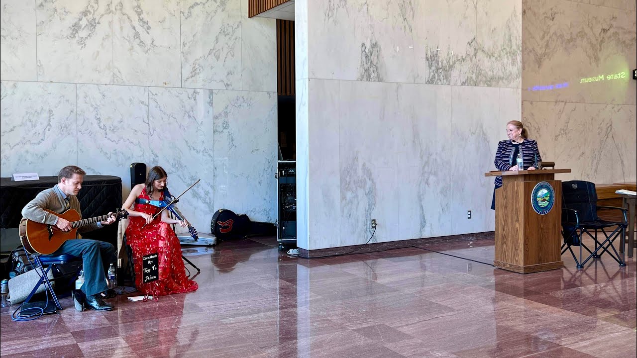 First Lady Cathy Justice | You Raise Me Up - YouTube