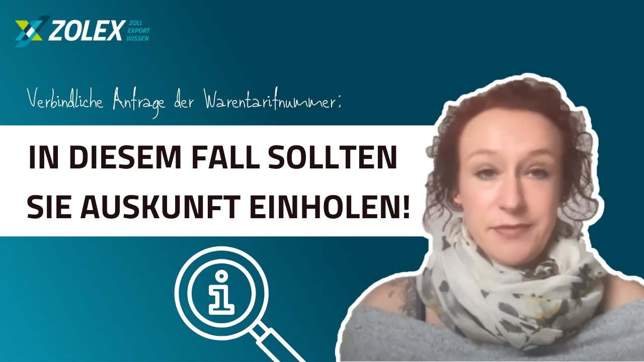 Verbindliche Warentarifnummern-Auskunft: Das müssen Sie beachten | Zoll ...
