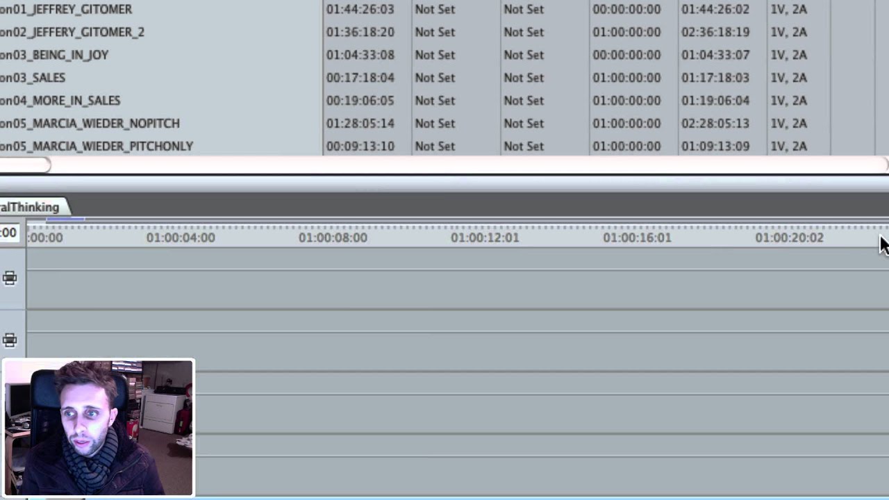 Final Cut Pro 7 - Timecode Basics - YouTube