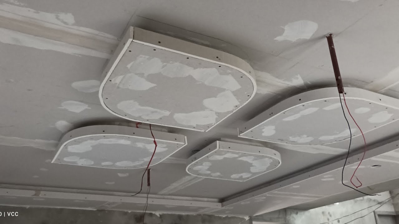 False ceiling work _ techniques || Main hall Interior design || Flower ...