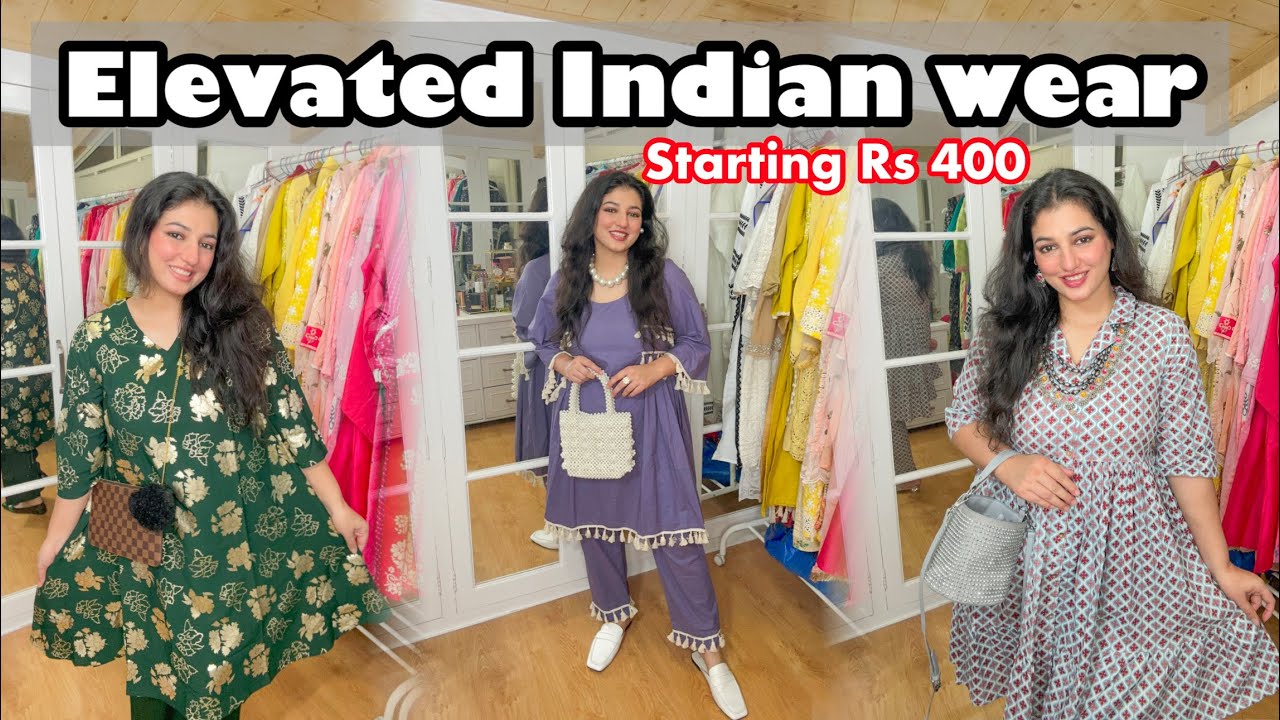 Classy Indian wear for work:college :everyday under Rs 1500 only - YouTube