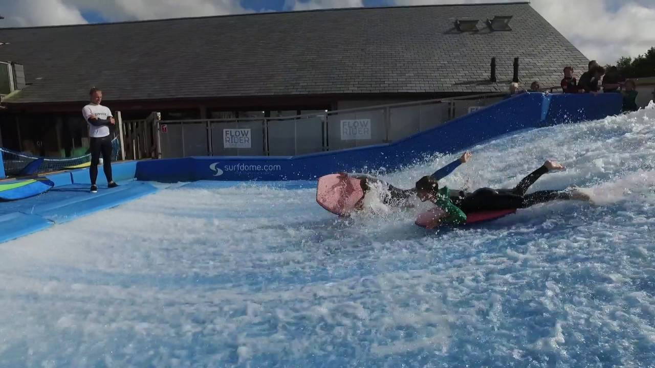 FLOWRIDER AT RETALLICK RESORT CORNWALL - YouTube