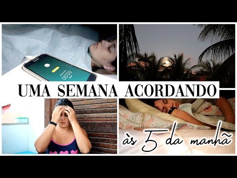 1ª SEMANA FAZENDO O DESAFIO DO MILAGRE DA MANHÃ: ACORDANDO 5 DA MANHÃ | Tuka Sampaio
