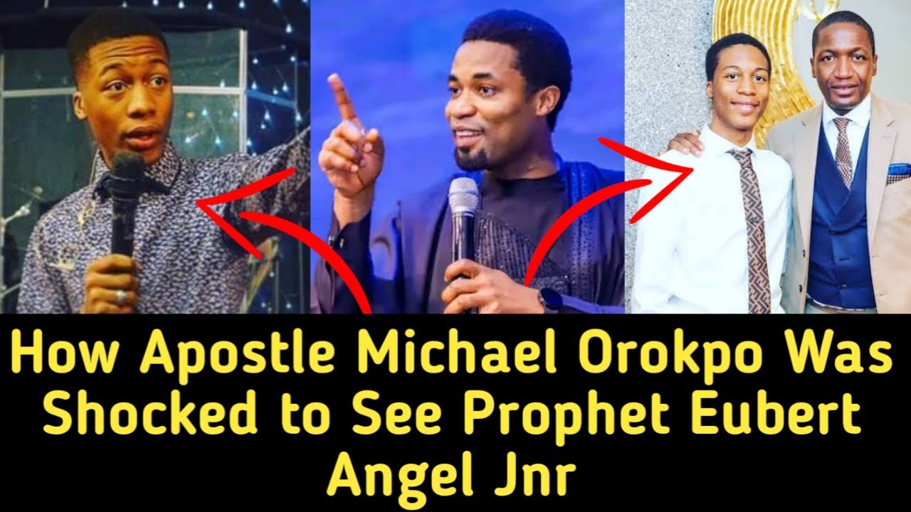 How Apostle Mike Was Shocked to See Prophet Uebert Angel Jnr - YouTube