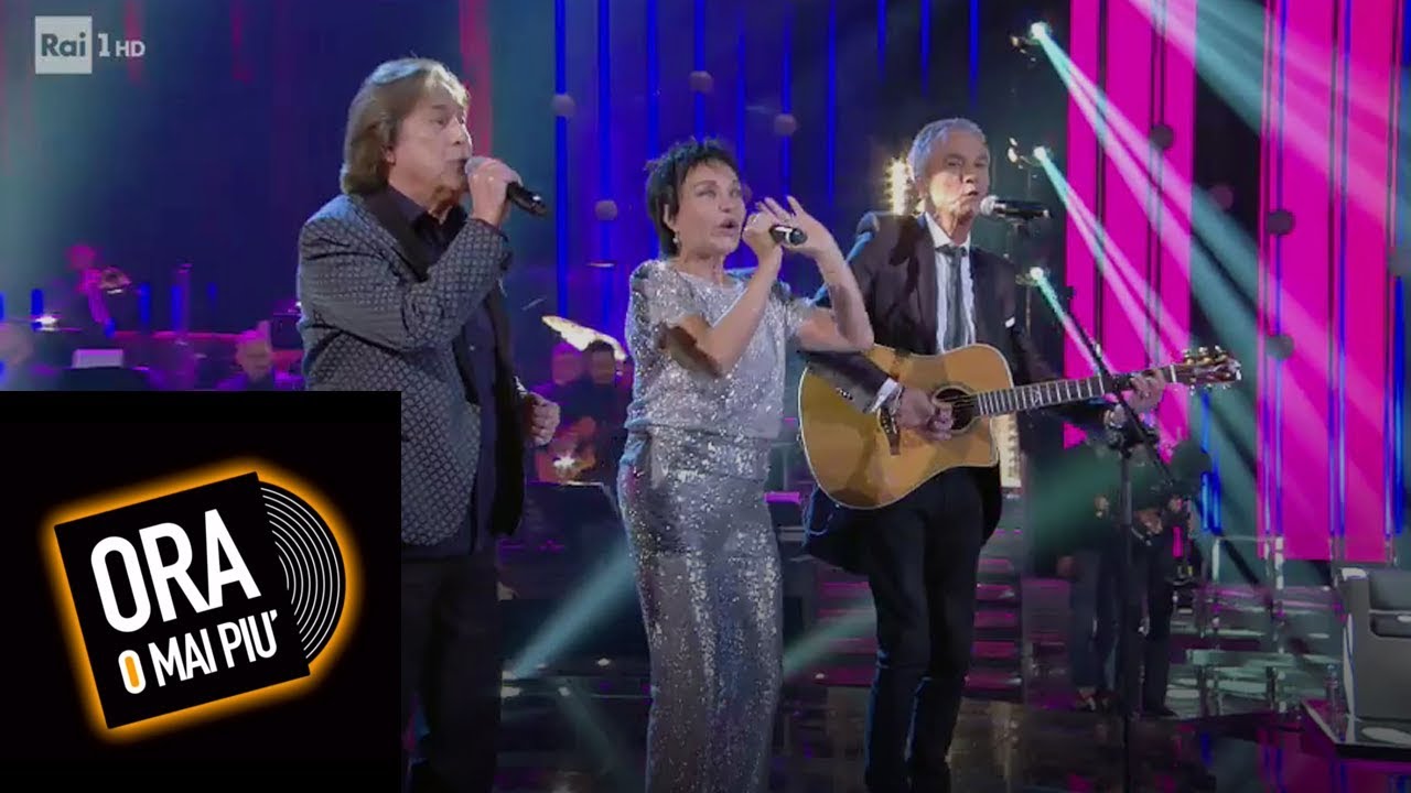 Michele Pecora e i Ricchi e Poveri cantano "La prima cosa bella" - Ora ...