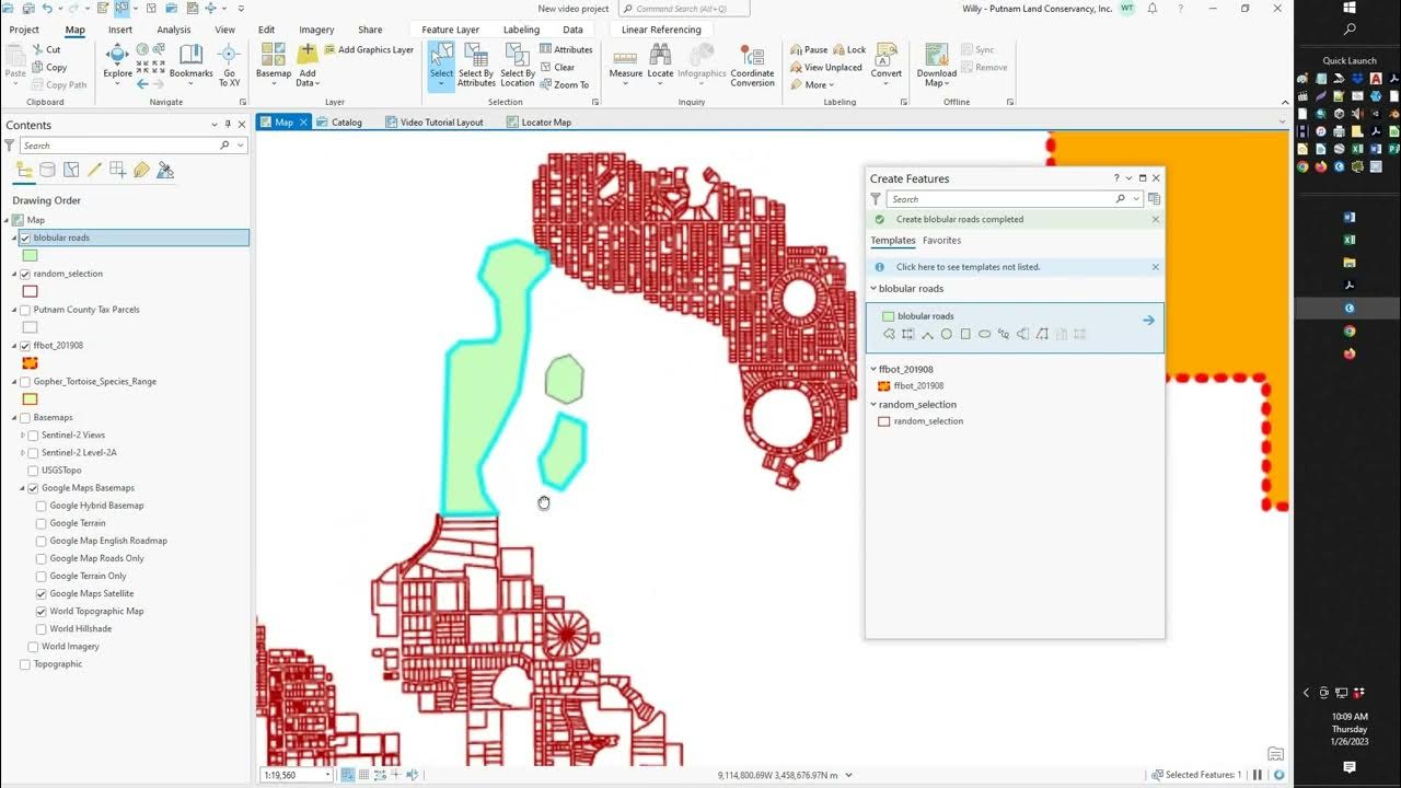 ArcGIS Pro - Creating polygons & lines - YouTube