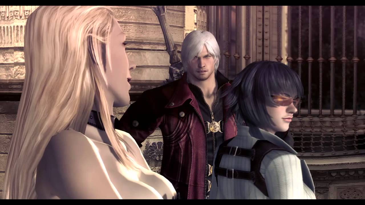 Devil May Cry 4 Special Edition Lady/Trish Ending - YouTube