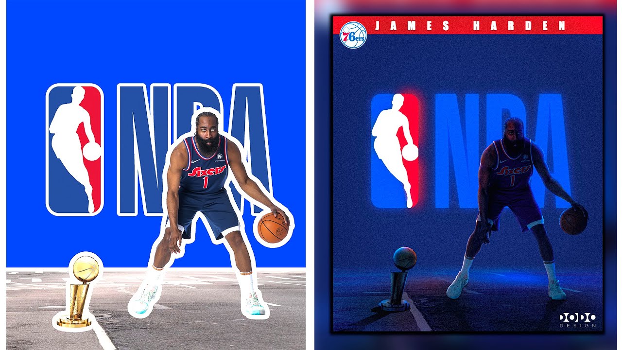 An easy way to make a banner using Photoshop ( NBA ) - YouTube