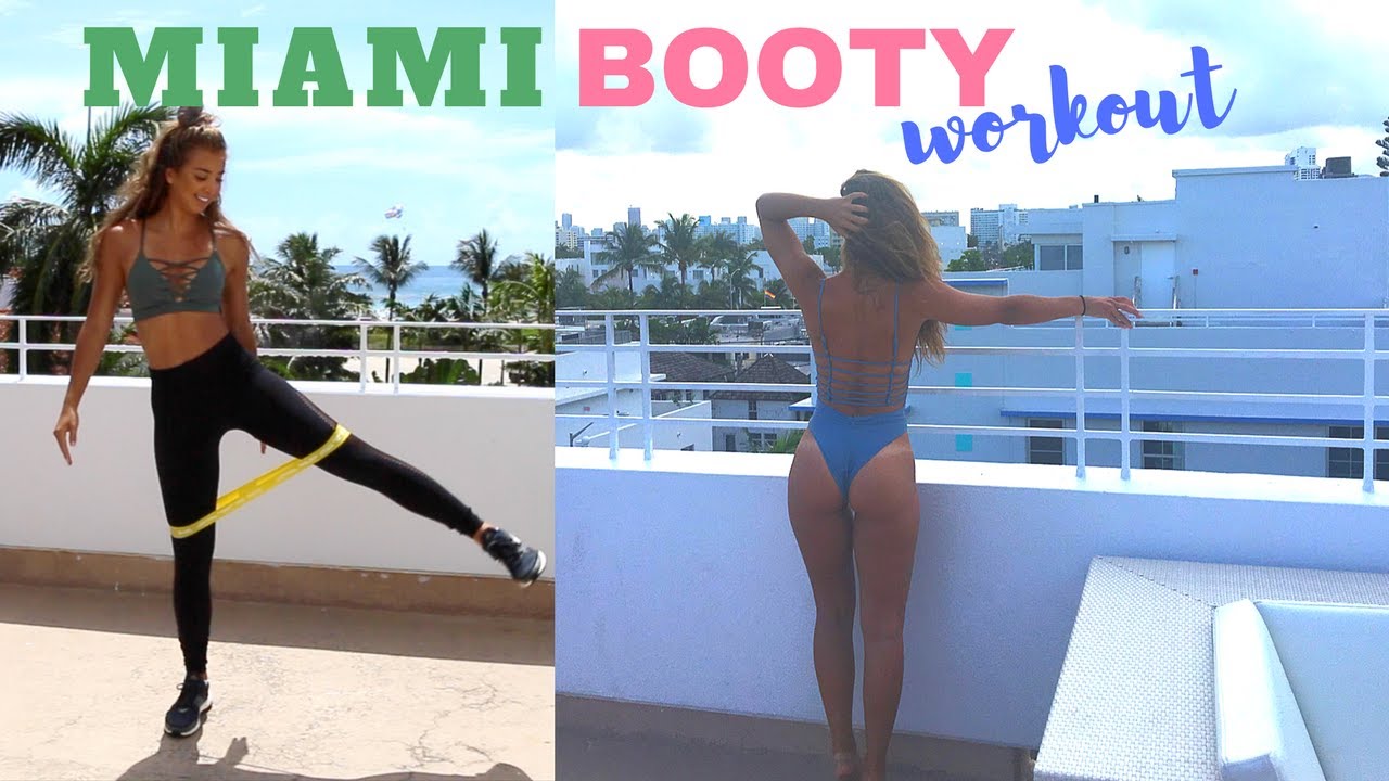 Miami Booty Lift Workout Only 5 Moves Youtube
