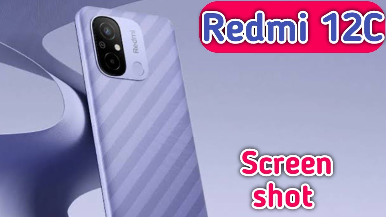 How To Take Screenshot In Redmi 12C, Screenshot Setting,Screenshot In ...