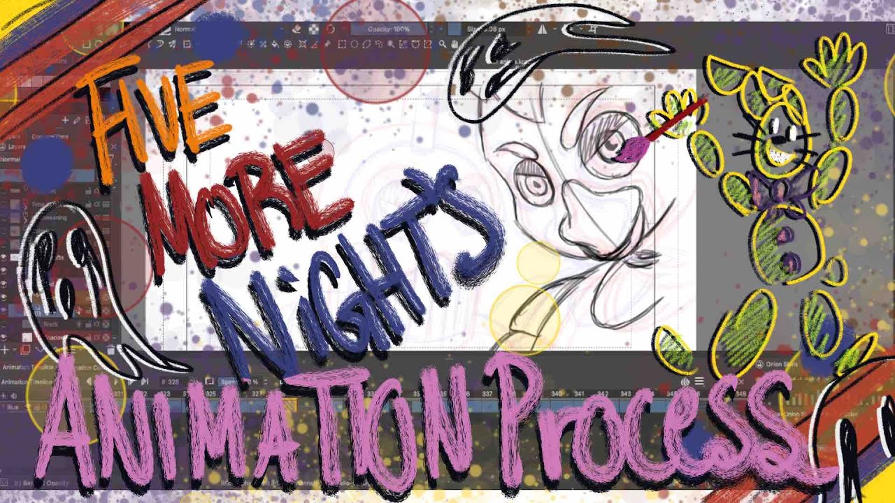 "FIVE MORE NIGHTS" FNAF Short Animation Process - YouTube