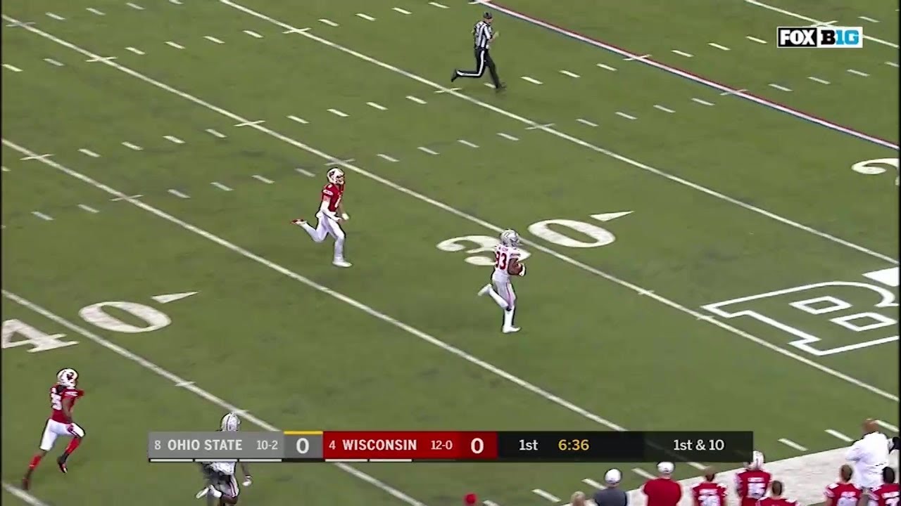 Terry McLaurin's 84-Yard Touchdown vs. Wisconsin - YouTube