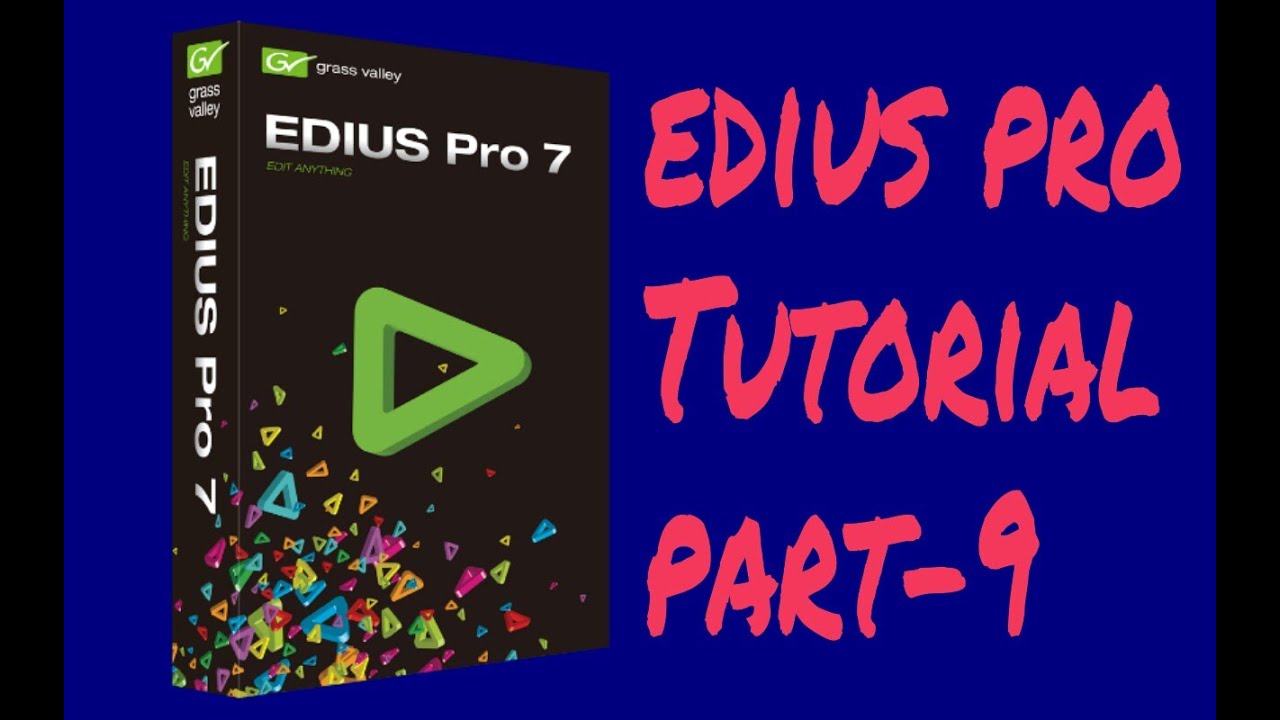 edius pro 7 5 tutorial part 9 adding B role - YouTube