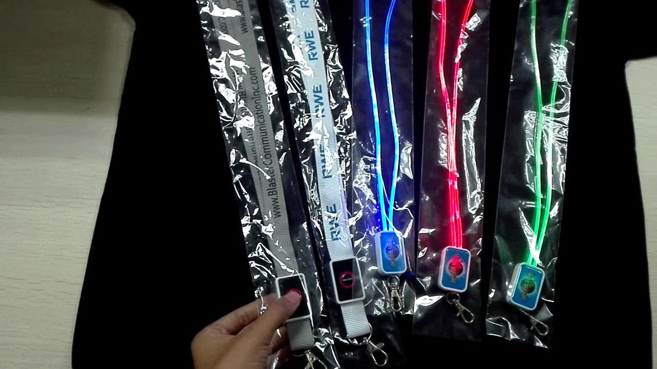 Vedio Guide of LED Lanyard - YouTube