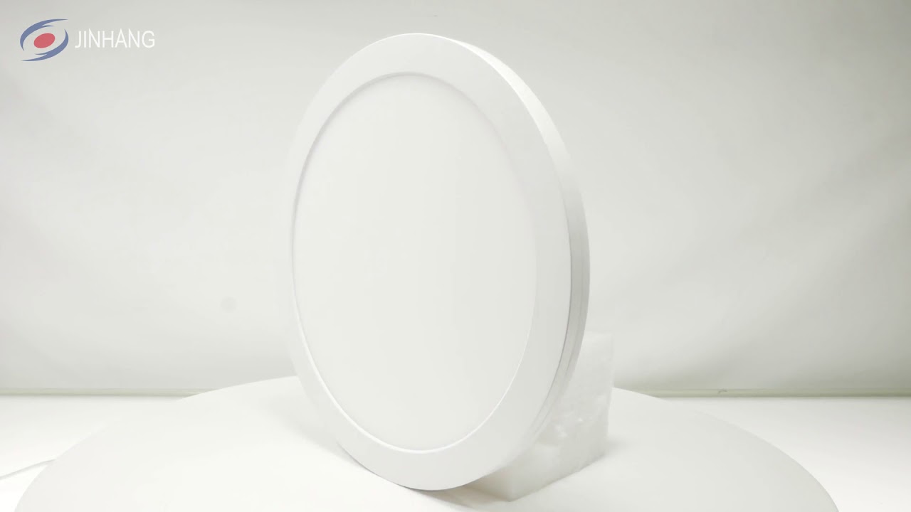 24W LED Round Panel Light - YouTube
