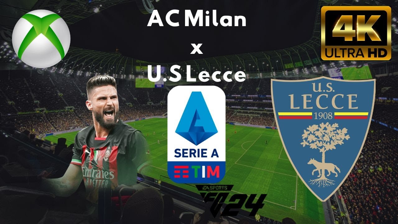 EA SPORTS FC 24: AC Milan x U.S Lecce - Campeonato Italiano - Xbox ...