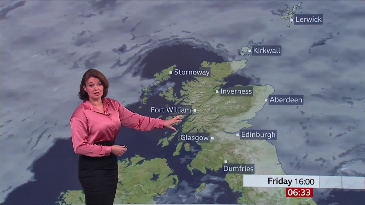 Gillian Smart - Satin Blouse Reporting Scotland Weather 20Sep2024 - YouTube
