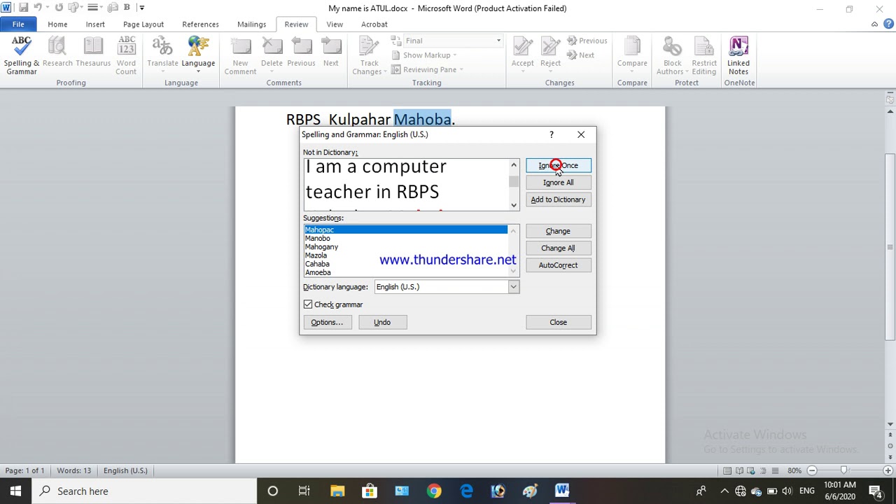 Class 9th Lesson 8 MS word (part 4) - YouTube
